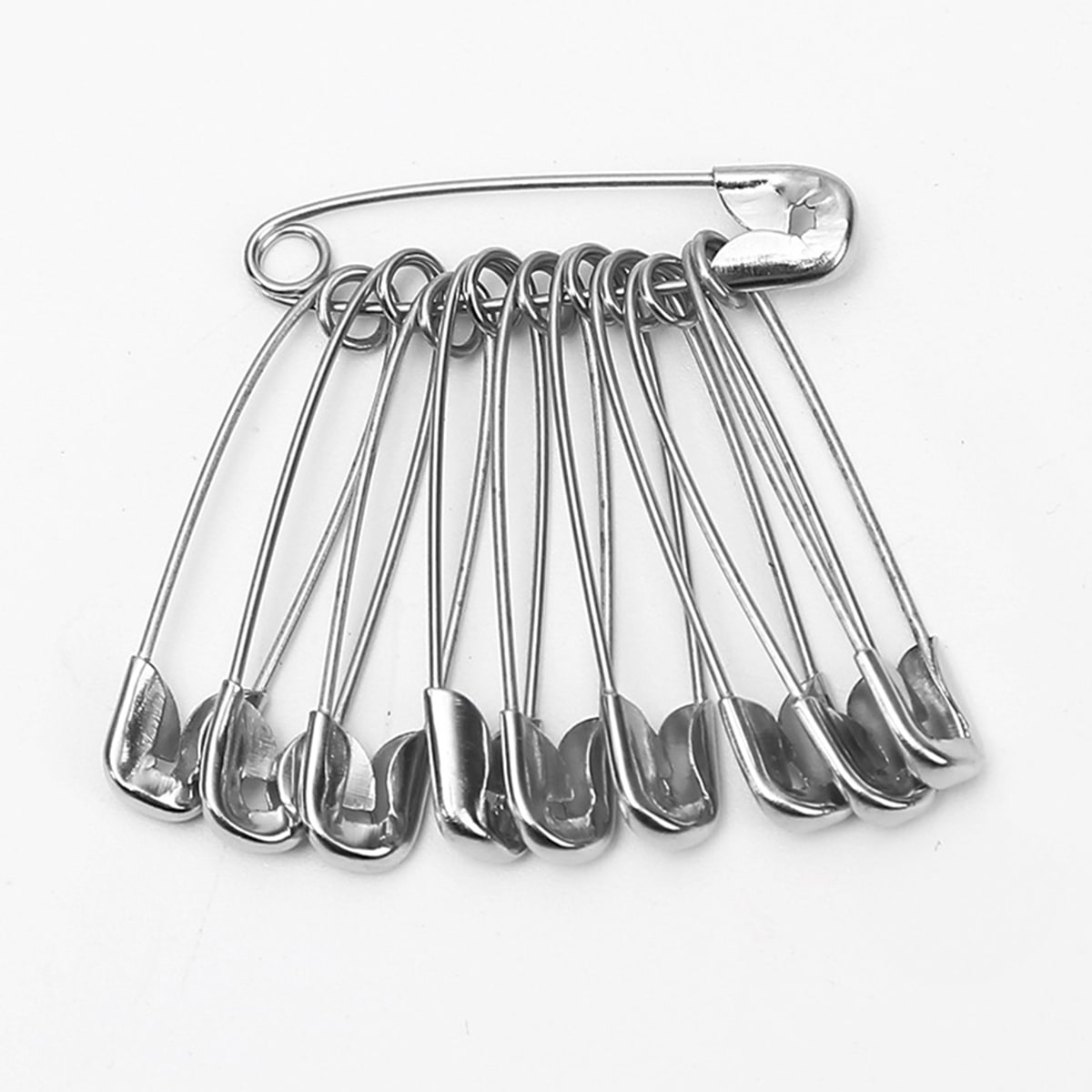100 safety pins of 5 different sizes, sewing supplies | SHEIN USA