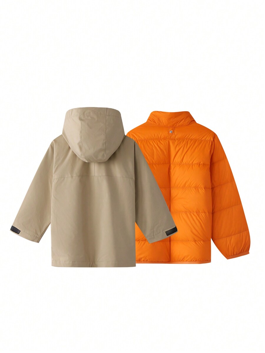 Annil ชุดเสื้อแจ็คเก็ตลม แฟชั่นฤดูหนาวสำหรับเด็กผู้ชาย เสื้อแจ็คเก็ตผ้า ...