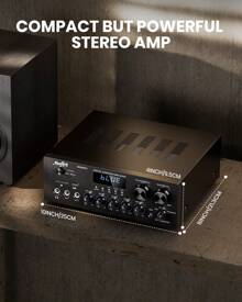 Moukey Home Audio Amplifier Stereo Receivers with Bluetooth 5.0 220W 2 ...