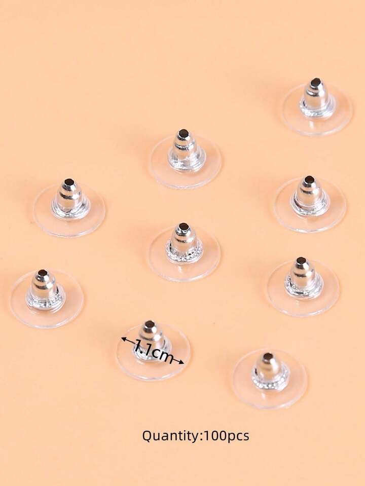 100pcs Minimalist Earring Back Plug | SHEIN