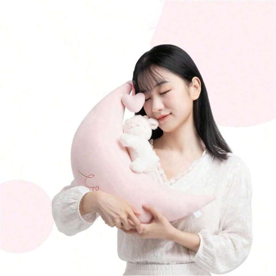 Miniso Sheepie Warm White Small Sheep Plush Toy (Moon Style) | SHEIN UK