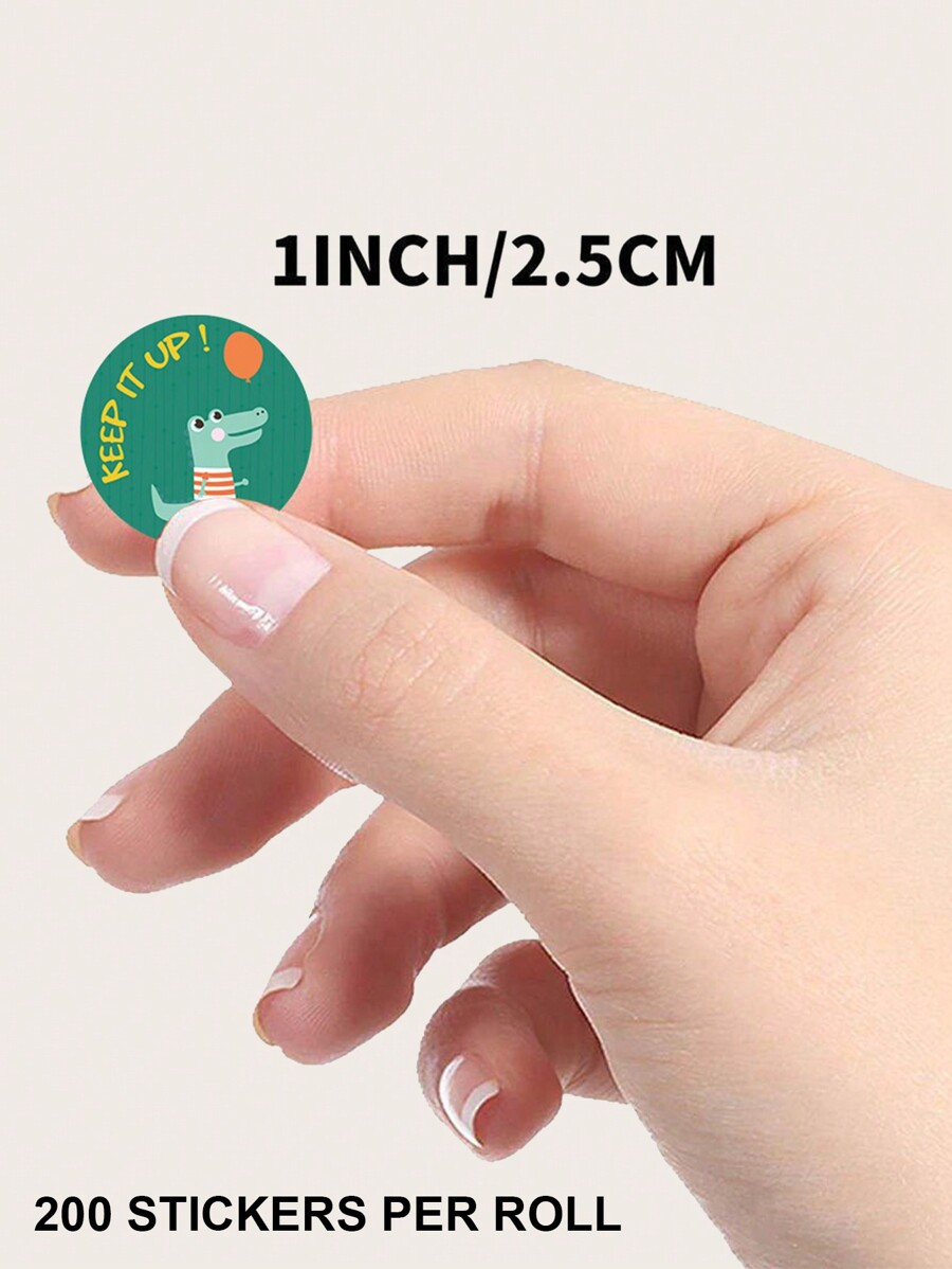 200pcs/roll Award Encouraging Graphic Sticker Kindergarten Teacher ...