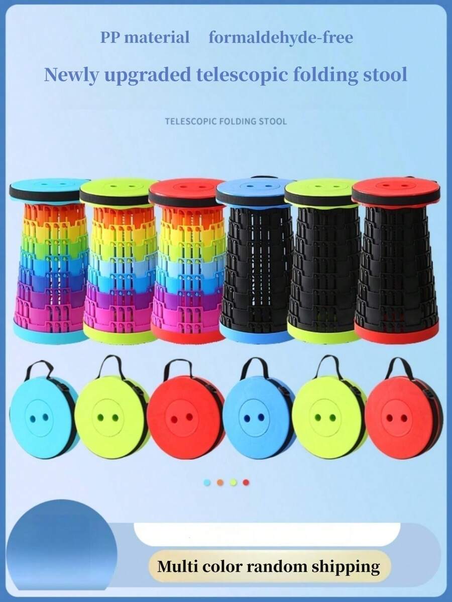 Portable Telescopic Stool Collapsible Retractable Folding Chair for ...