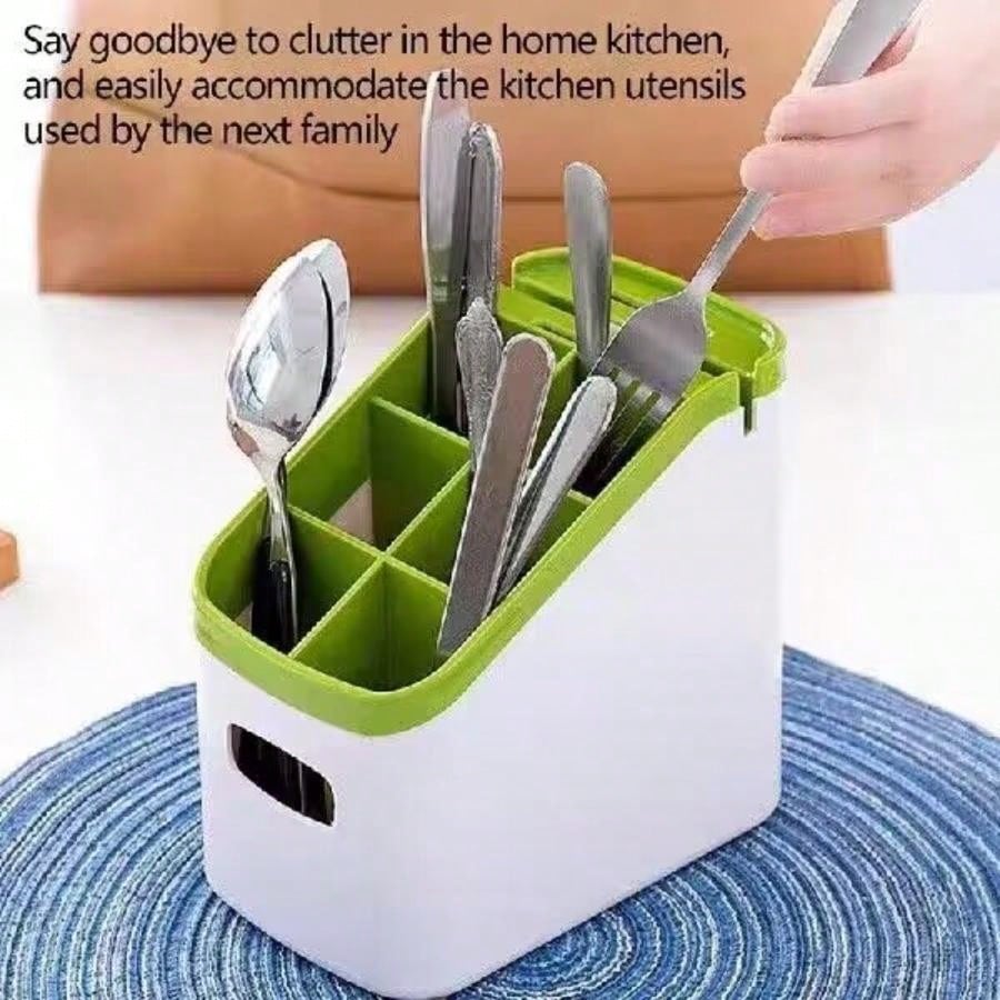 Kitchen Storage Box With Knife Sharpener Holder | SHEIN USA