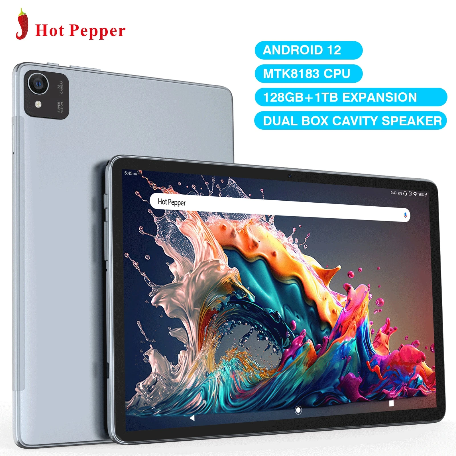 Hot Pepper Hot Pepper Dt40 Tablet 6gb Ram 128gb Rom 1tb Expandir Mt8183 ...