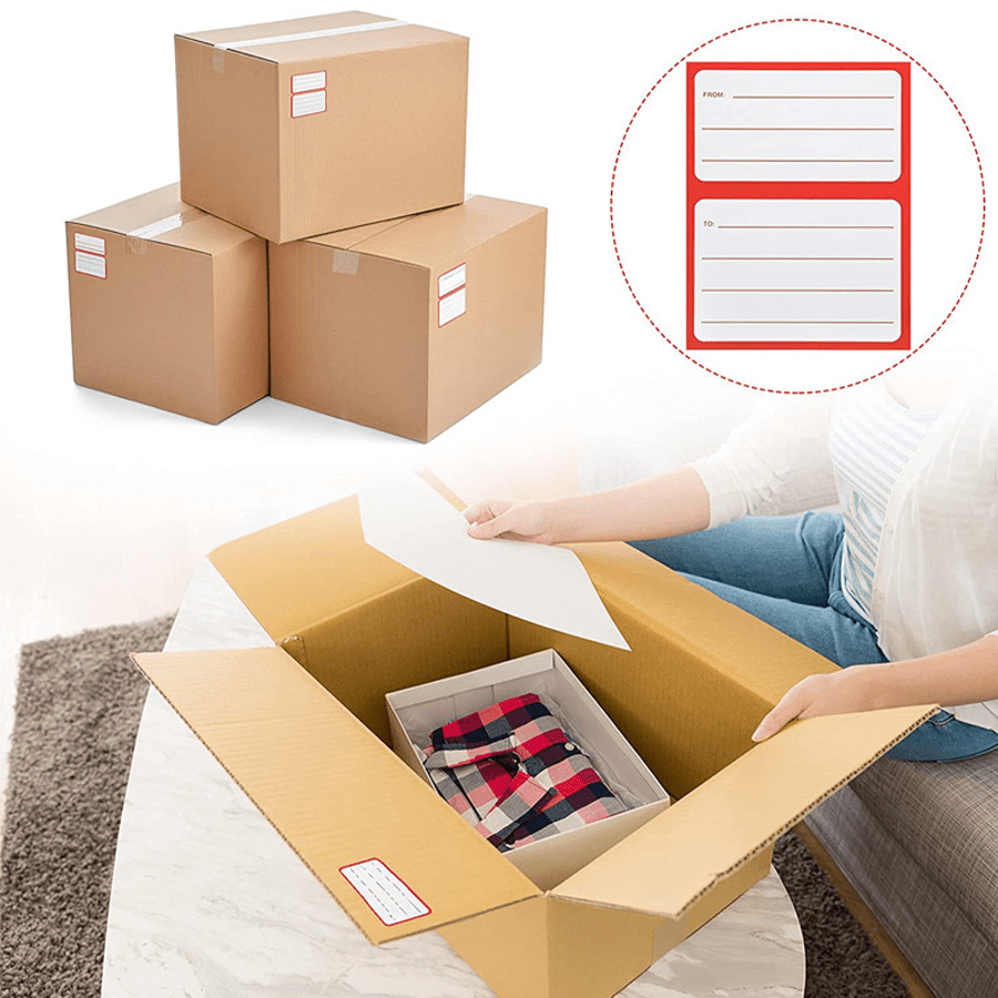 Self-Adhesive Shipping Label Stickers, Convenient For Postage Boxes ...