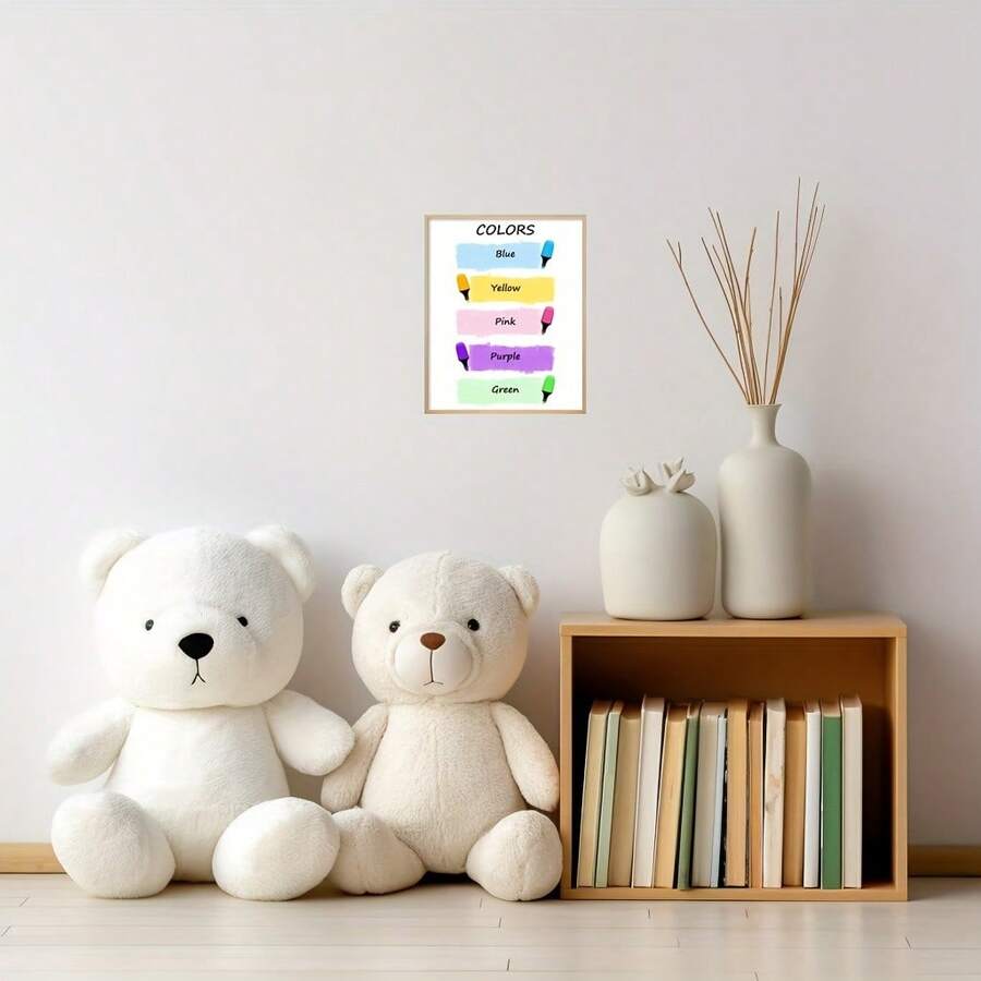 Colorful Printable Educational Poster For Kindergarten Classroom ...