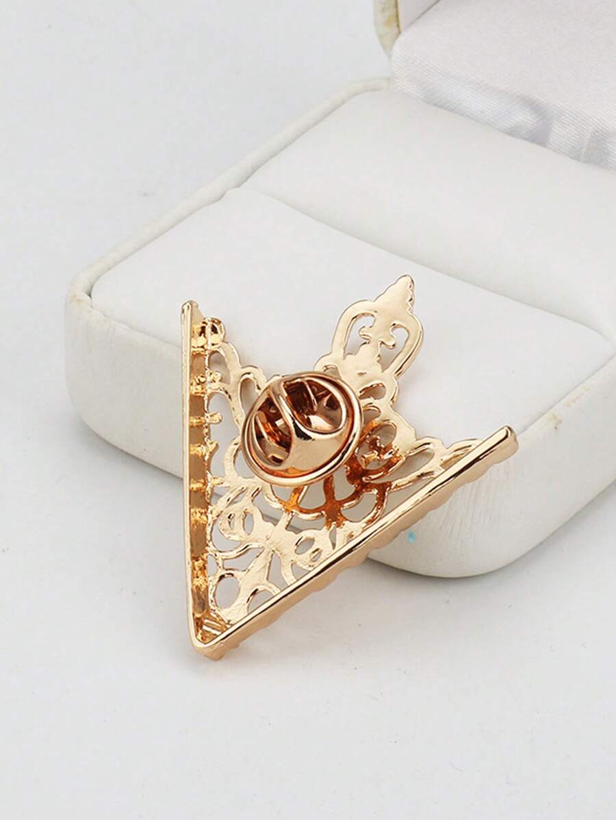 1 Pair Retro Palace Collar Pin For Men Suit Shirt, Antiqued Bronze ...