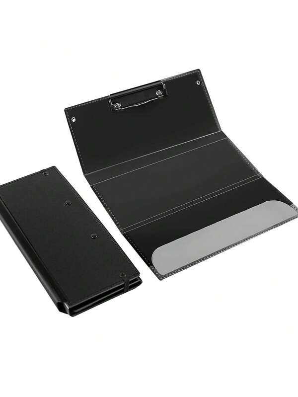 Pp Tri-fold Clipboard, Folding Plastic Clipboard With Storage Box ...