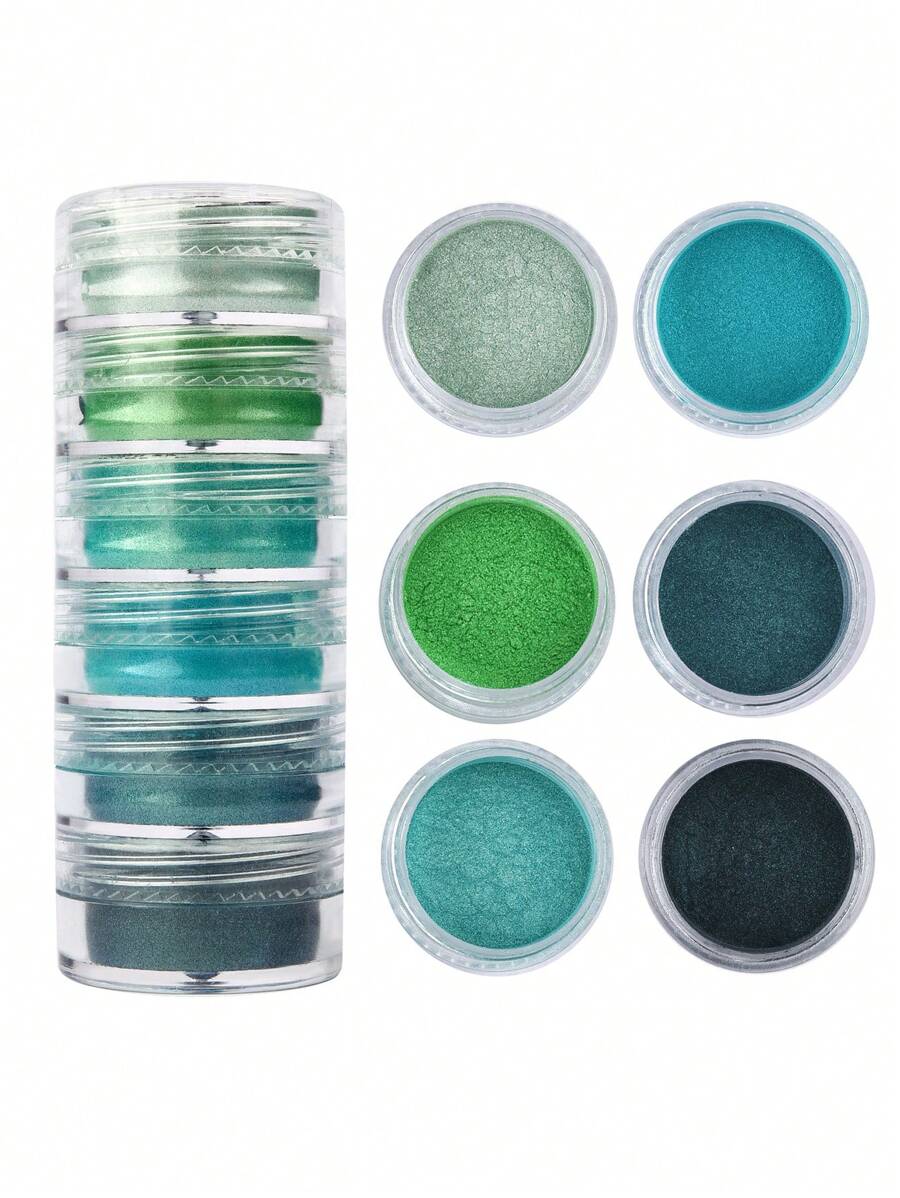 6-color Set Epoxy Resin Special Mica Powder Pigment For Filling ...