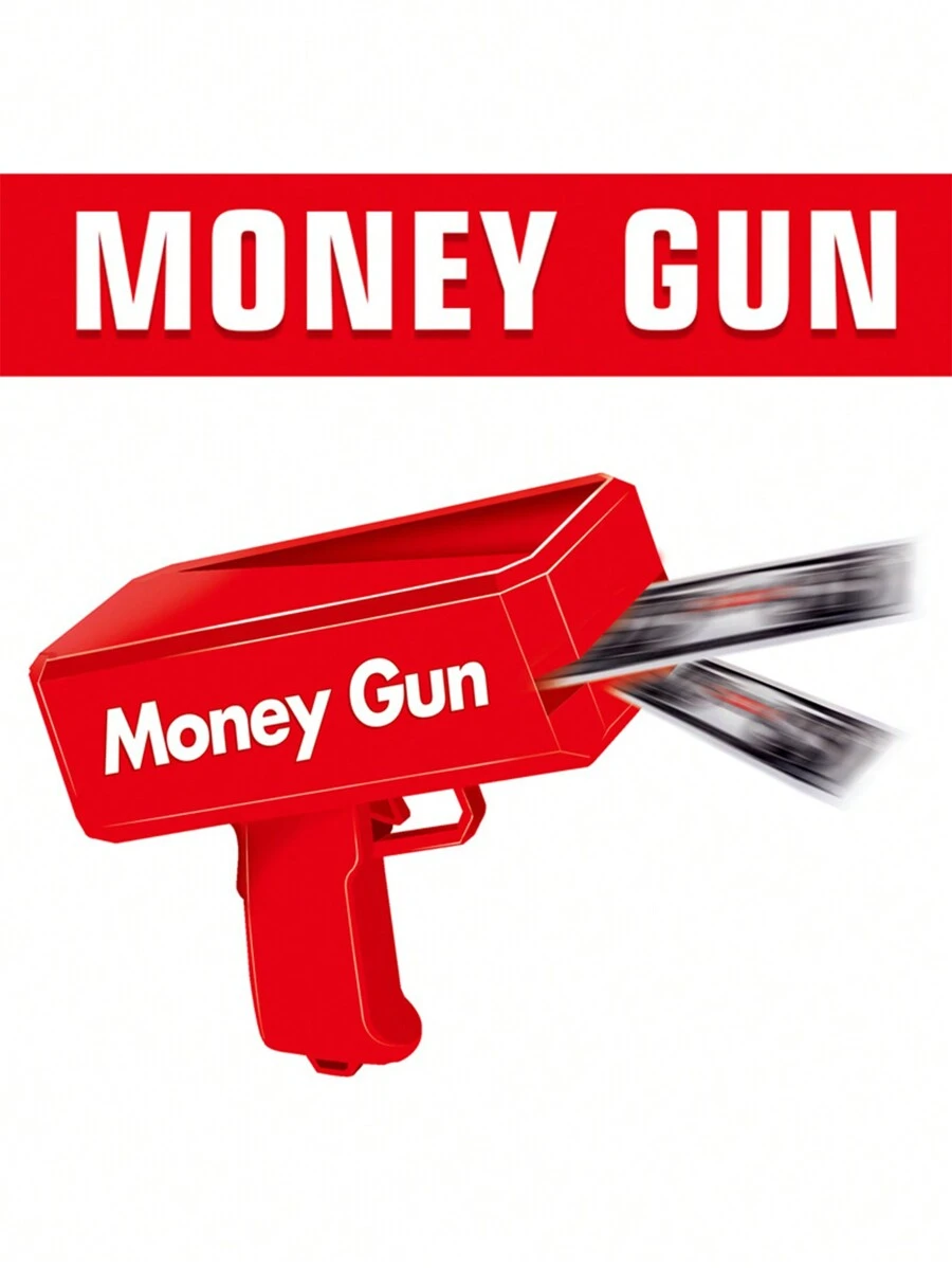 1pc Electric Money Gun, Spraying Cash & Firing Banknotes, Perfect ...