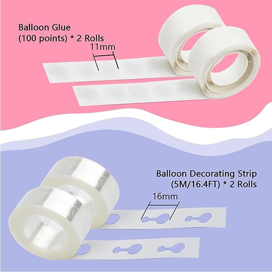 Balloon Arch Kit, Balloon Garland Decoration Strip Kit, 2 Rolls Balloon ...