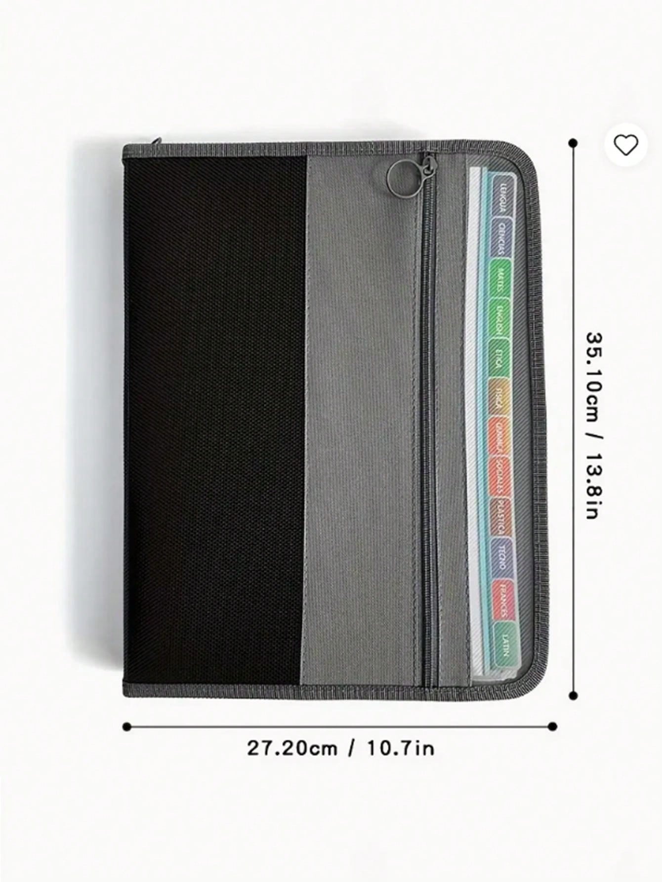 1pc High-Capacity A4 Size Zipper Accordion Folder, Multiple Layer ...