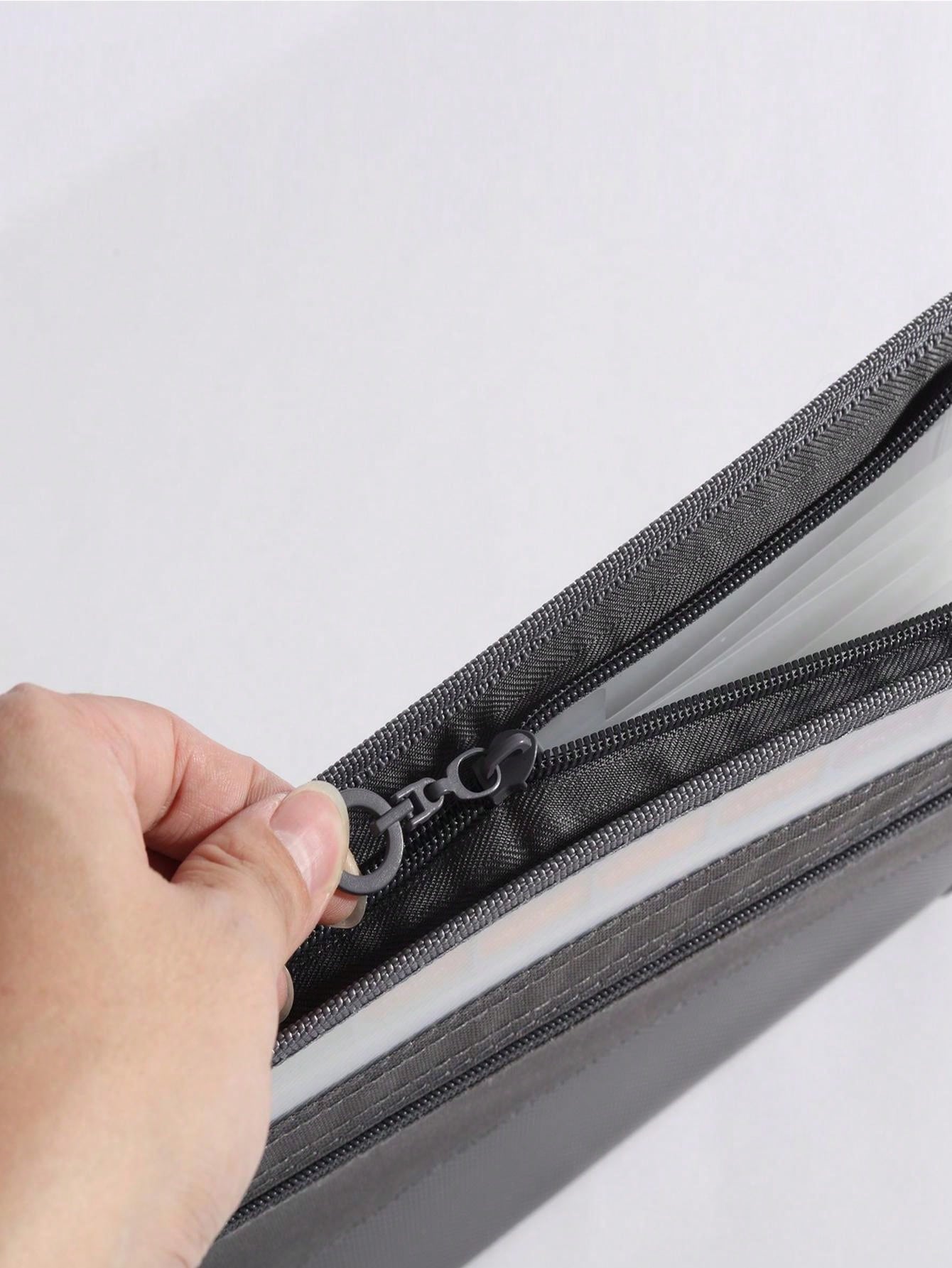 1pc High-Capacity A4 Size Zipper Accordion Folder, Multiple Layer ...