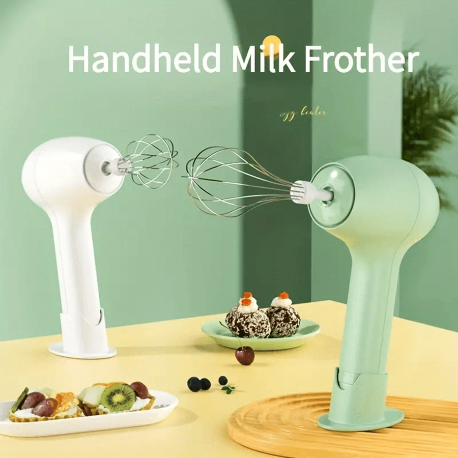 Wireless Portable Electric Food Mixer 3 Speeds Automatic Whisk Dough ...