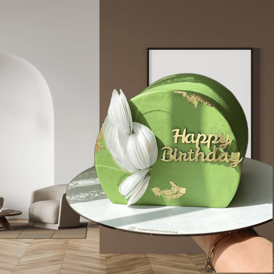 Happy Birthday Gold Cake Topper Acrylic Cake Topper Happy Birthday Cake ...