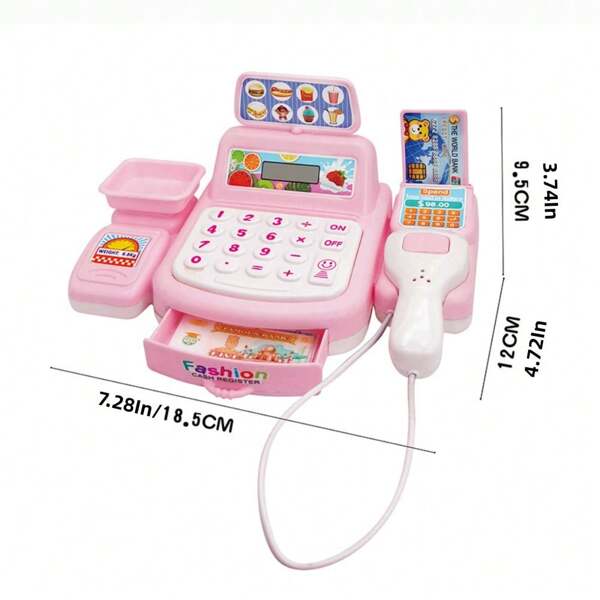 Kids' Pretend Play Supermarket Cash Register, Miniature Simulation ...