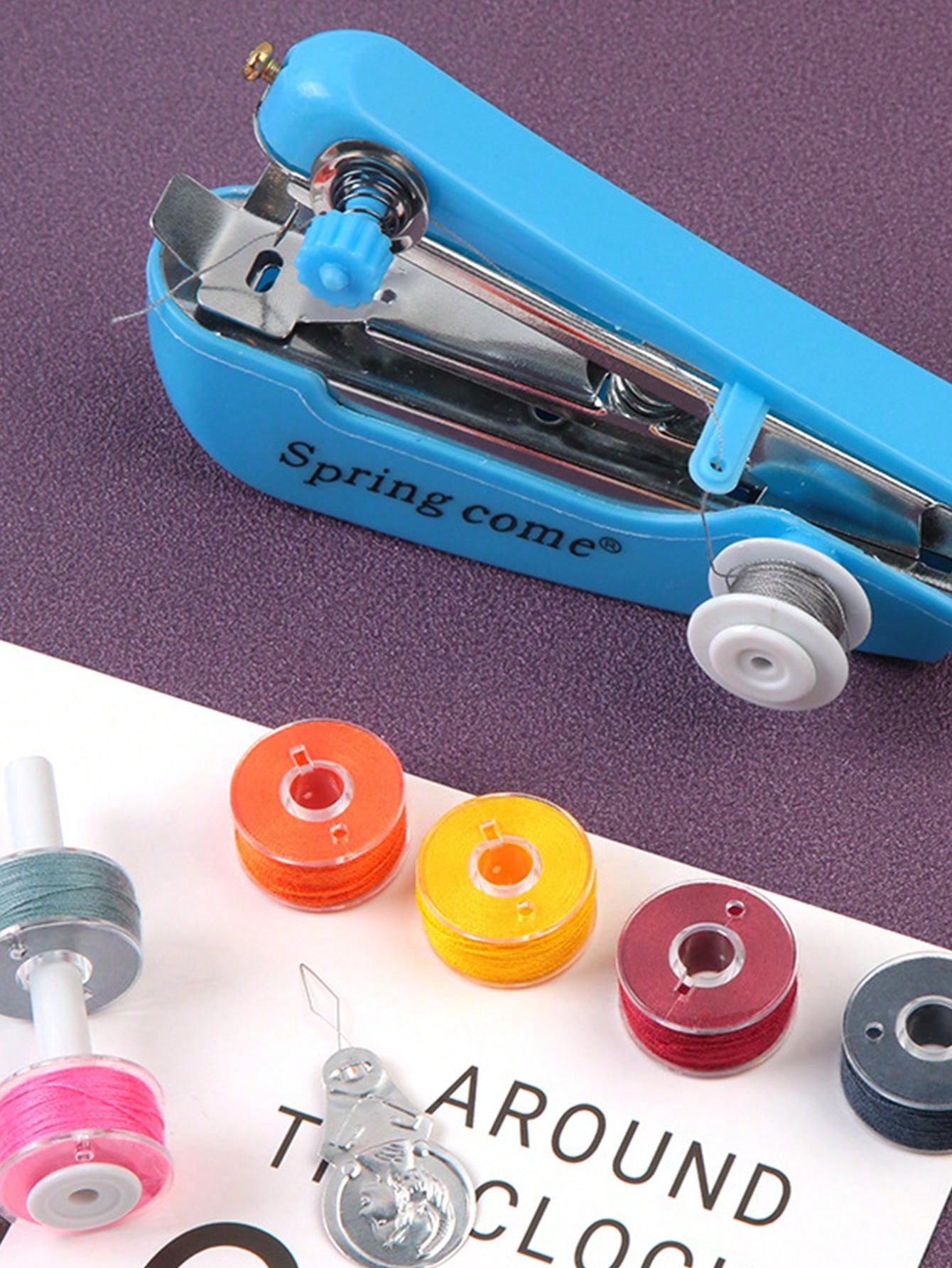 Blue Mini Handheld Sewing Machine | SHEIN USA