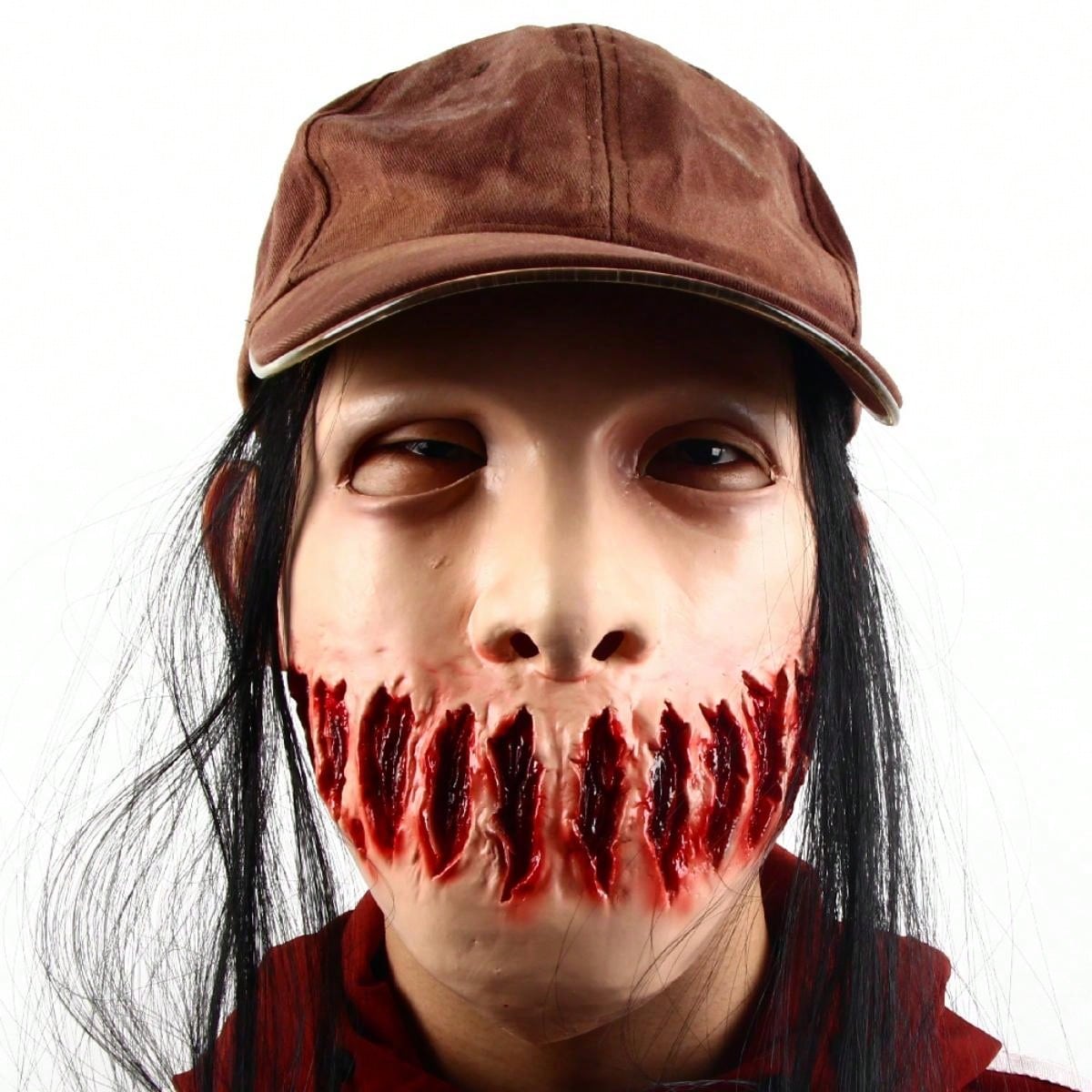 American Horror Story Latex Bloody Face Mask for Adults Zombie Cosplay ...