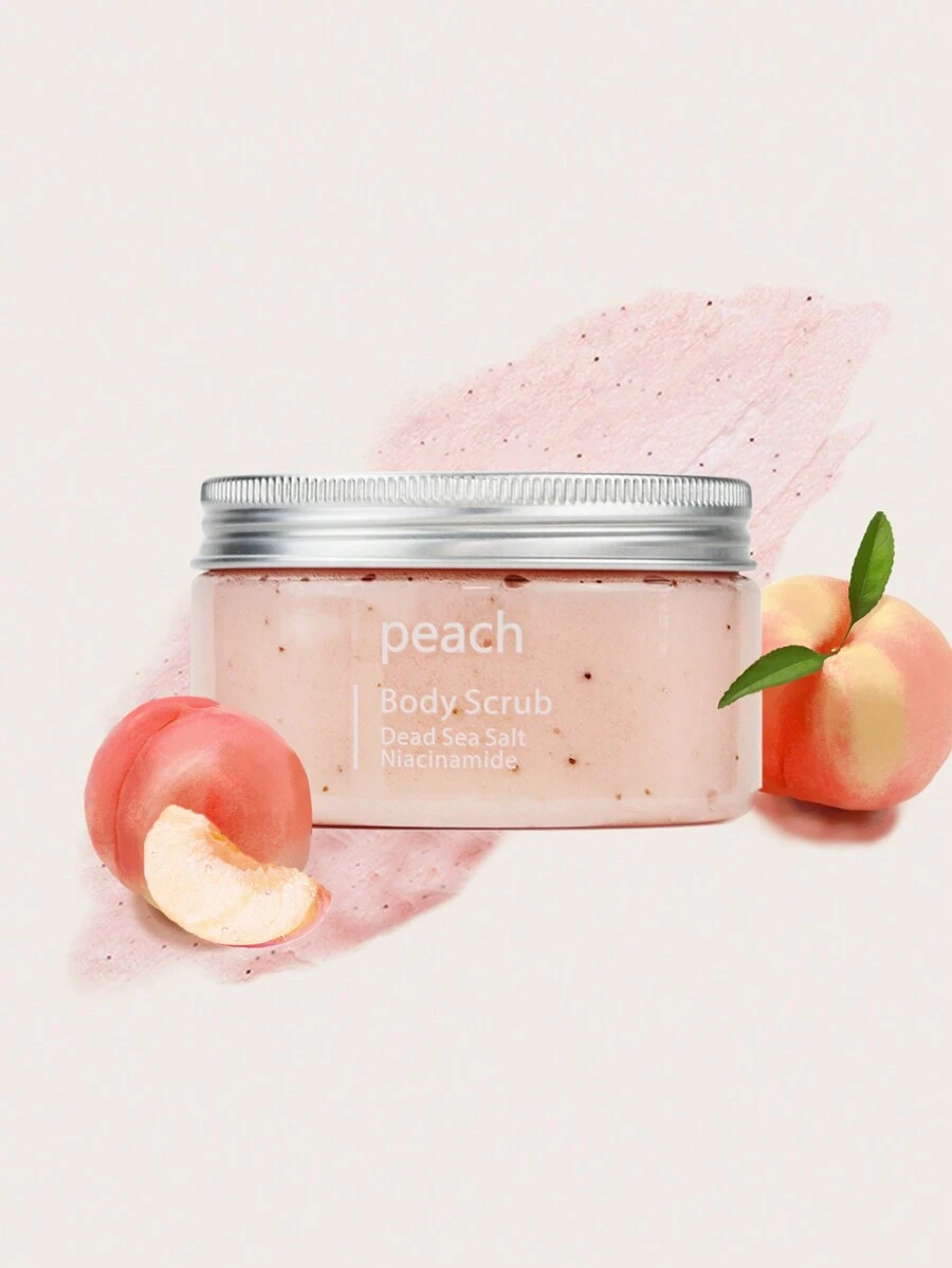 KOEC Dead Sea Salt Peach Niacinamide Body Scrub 400g, Moisturizing and ...