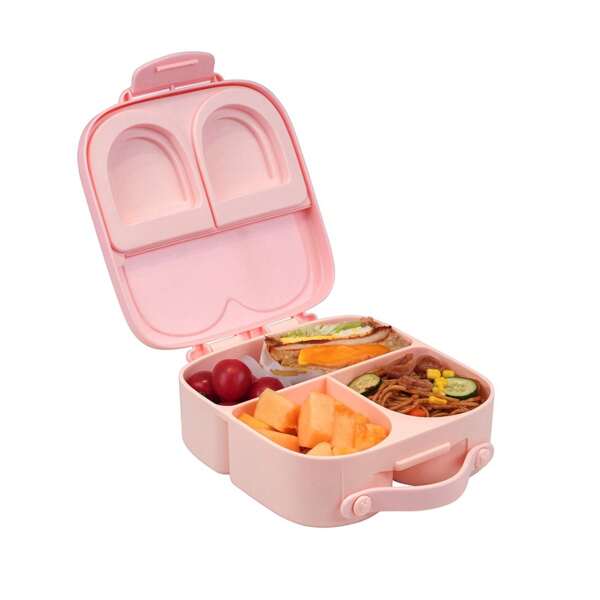 1400ML Bento Lunch Box with 4 Compartments and Removable Divider ...