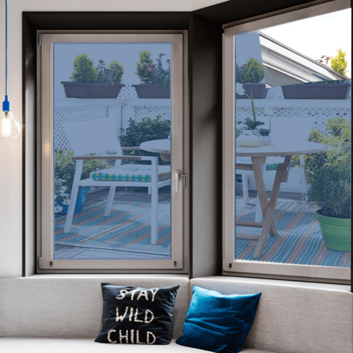 1 Roll One Way Privacy Window Film, Pvc Material, Protects Daytime ...