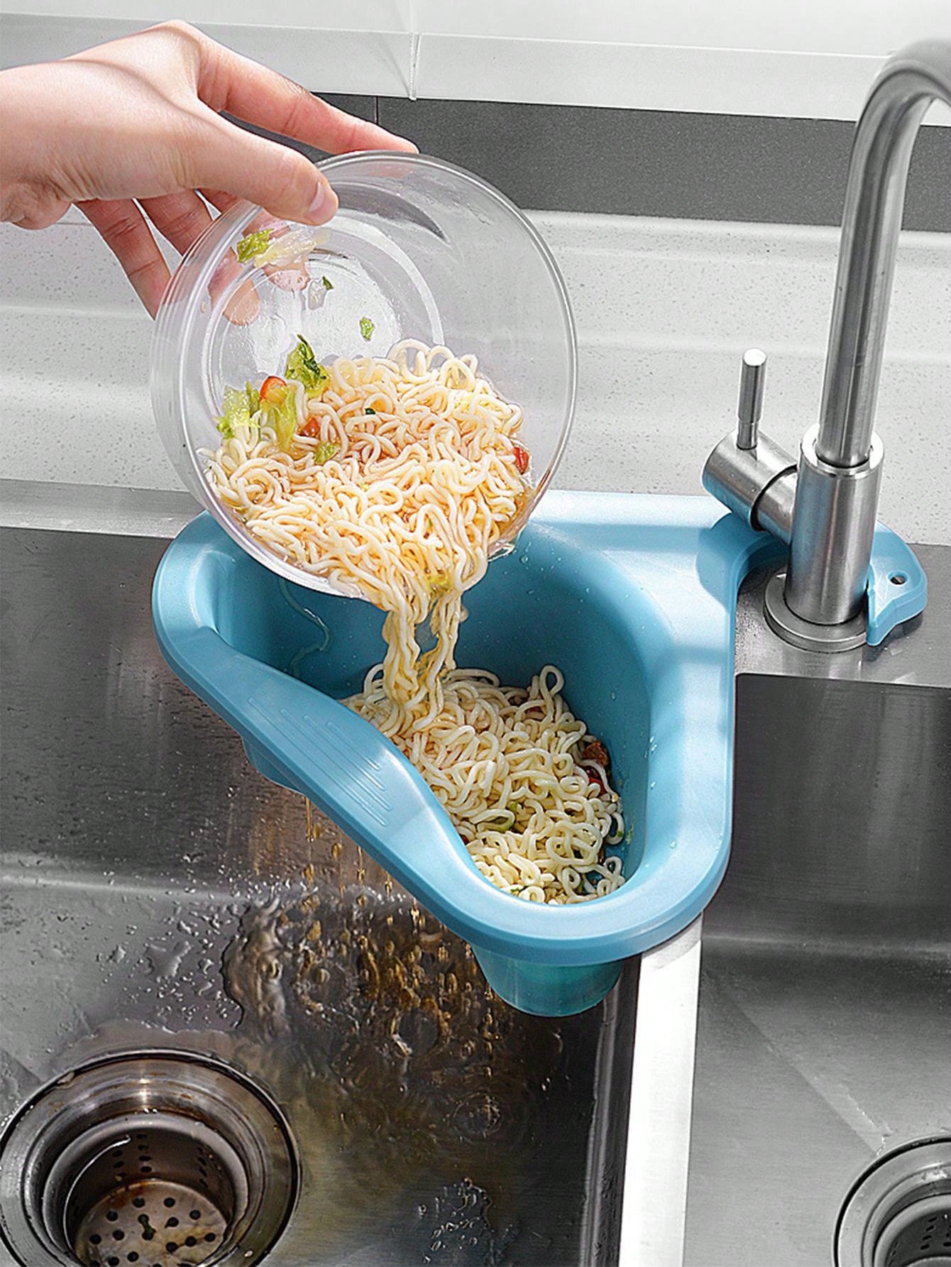 1 Pieza Canasta Colador Para Fregadero De Cocina Multifunción Con Tabla ...