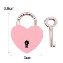 1pc Heart Shape Small Padlock | SHEIN USA