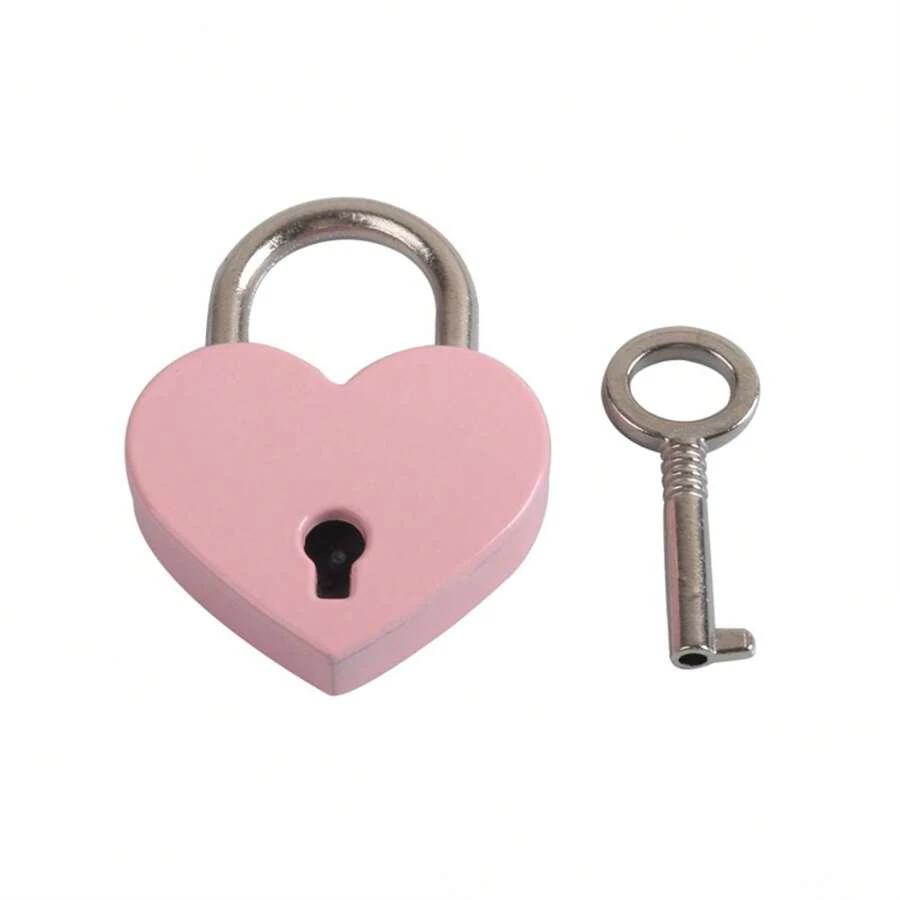 1pc Heart Shape Small Padlock | SHEIN USA