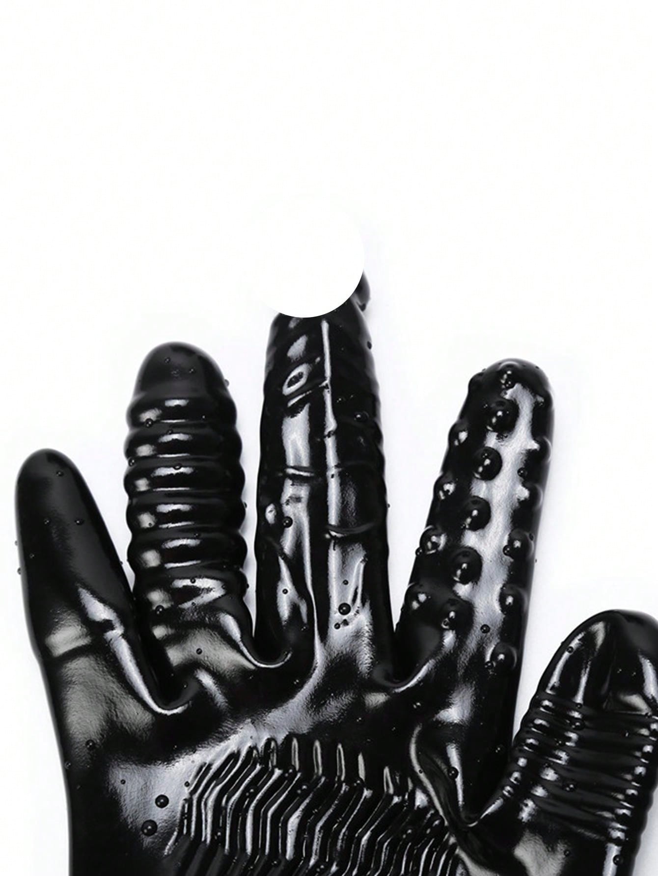 Vibrating Five Finger Love Glove Bdsm Tool, Multi-functional Couple Plaything, Silicone Sex Toy ...