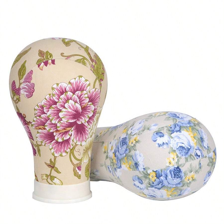 Canvas Head Model For Displaying Wigs, Training Cutting Hair, Making ...