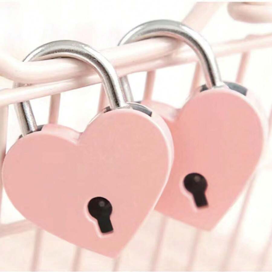 1pc Love Heart Shape Small Padlock | SHEIN USA
