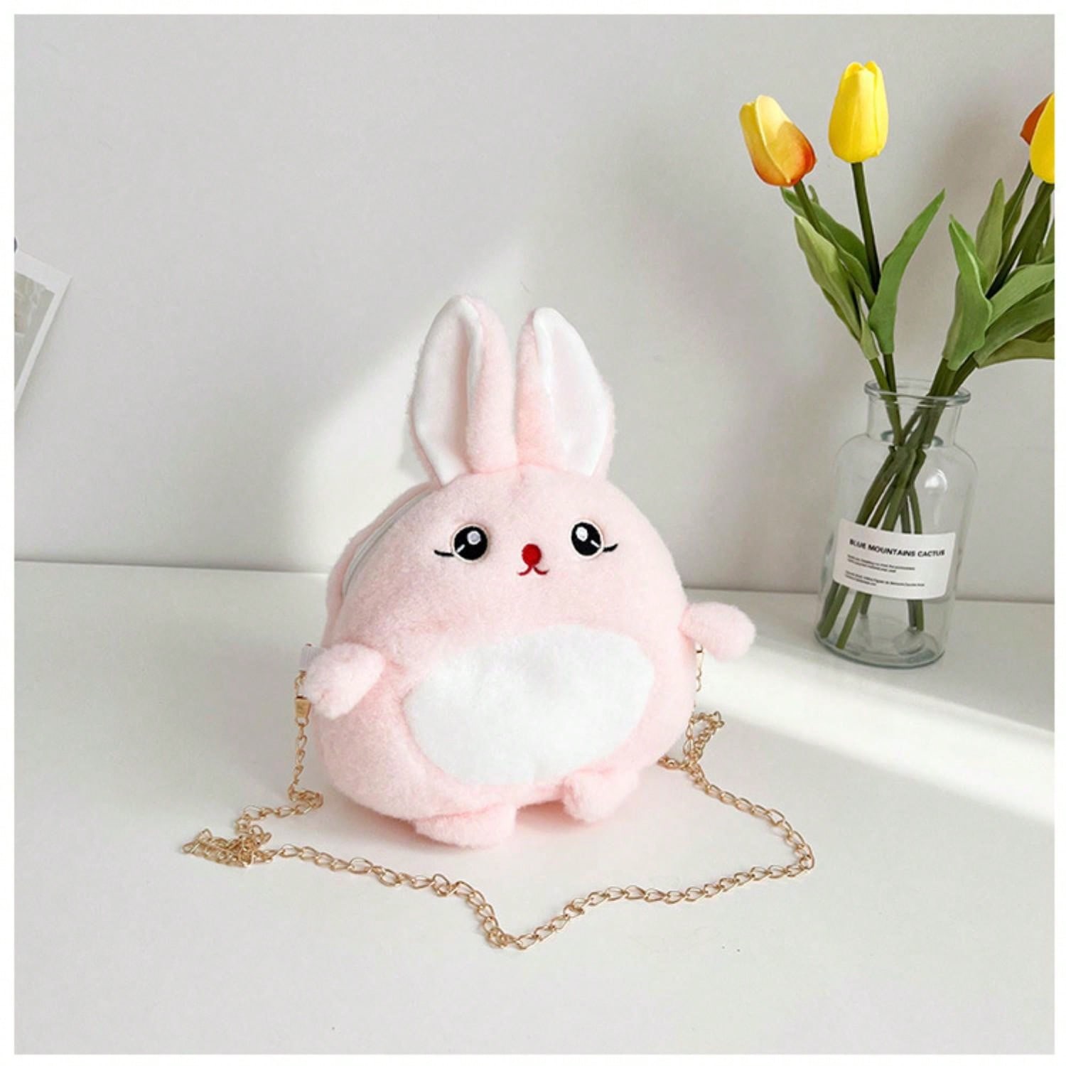 Bunny plush bag(Shoulder strap 120cm ) | SHEIN USA