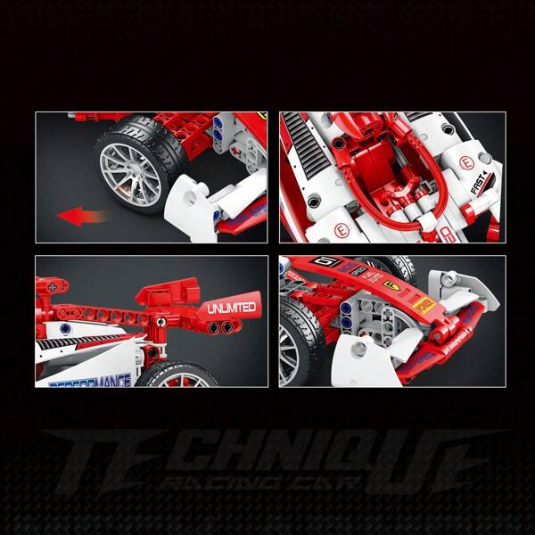 F1 Formula Racing Car Hulier Building Blocks Toy, Realistic Racing Car ...