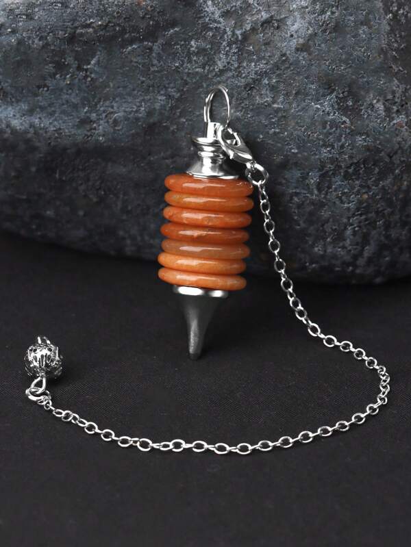 1pc Spiritural Real Crystal Pendulum for Divination Dowsing Healing ...