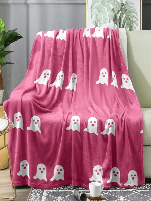 1pc White Ghost & Dark Series Digital Printed Halloween Party ...