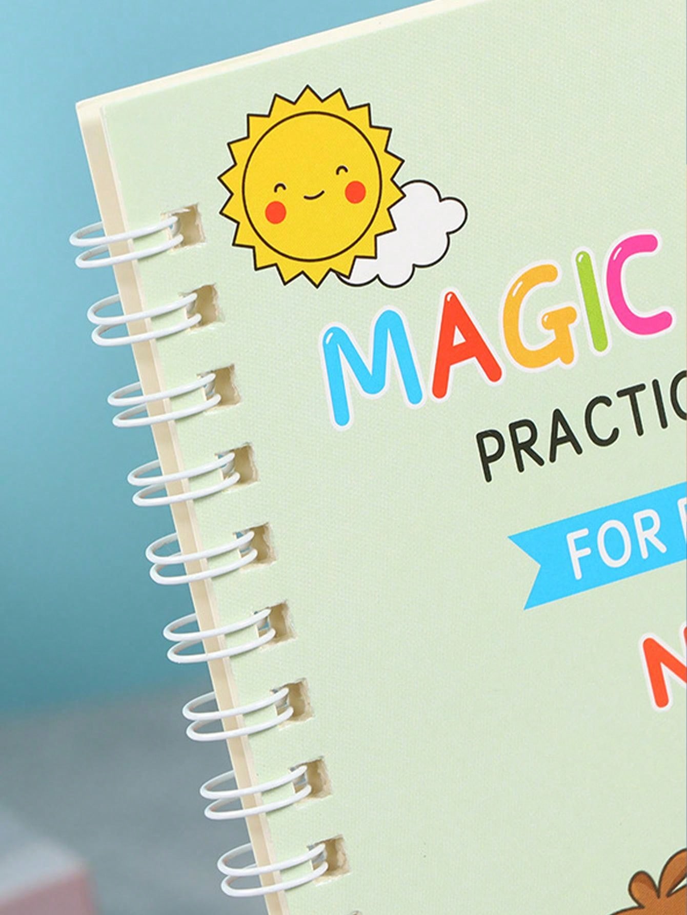 4pcs/Set English Alphabet Groove Practice Copybook With Control Pen ...