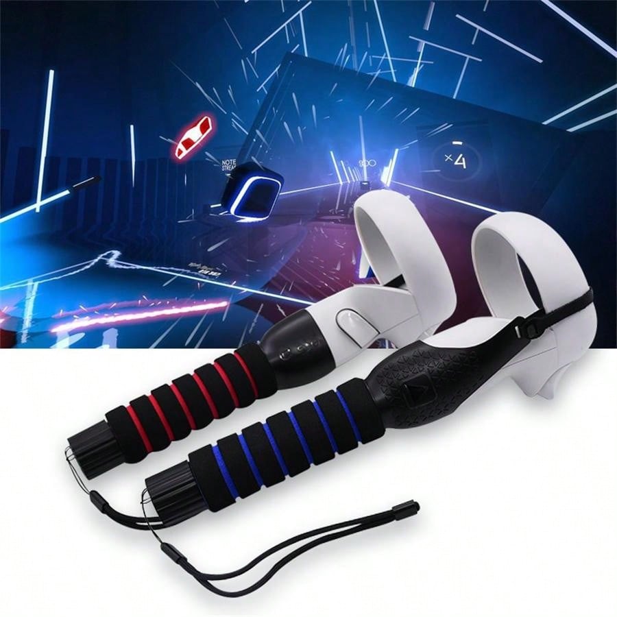 Oculus Quest2 Vr Compatible Extension Grip Handle, Dual Handle Game ...