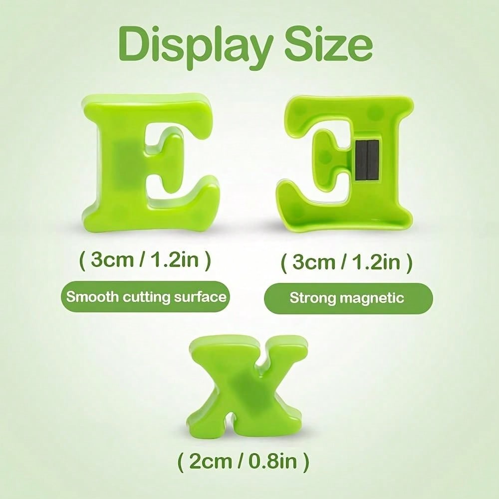 78pcs Magnetic Alphabet & Number & Mathematical Calculation Symbols ...