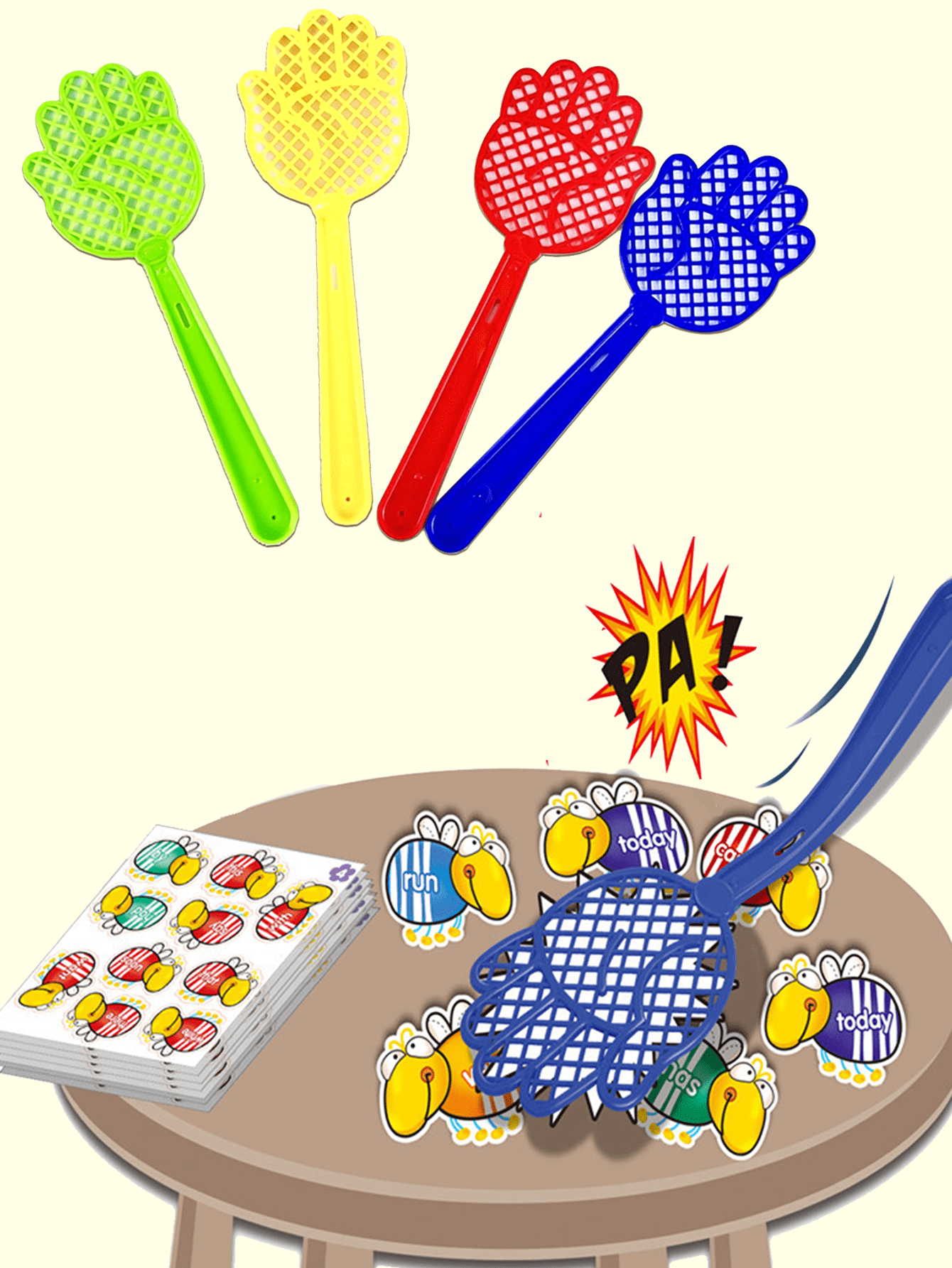 para niños Divertido Matamoscas inglés multiplicación mesa escritorio ...