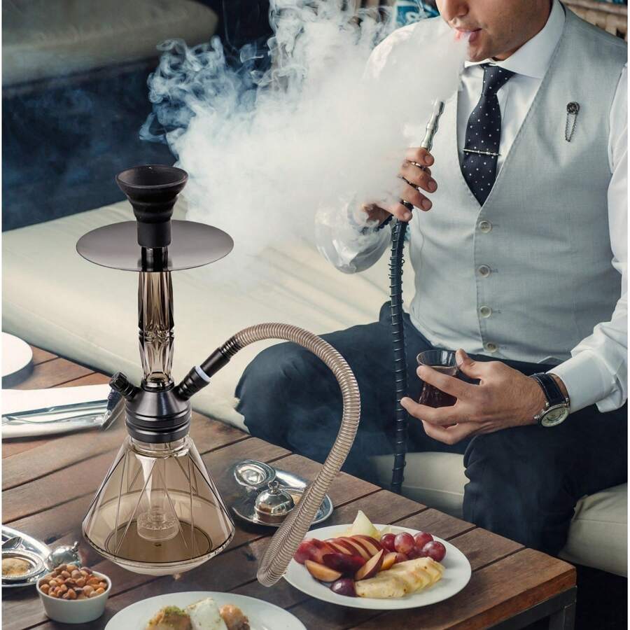 Conjunto Completo De Shisha Hookah Portátil, Adecuado Para Fiestas ...