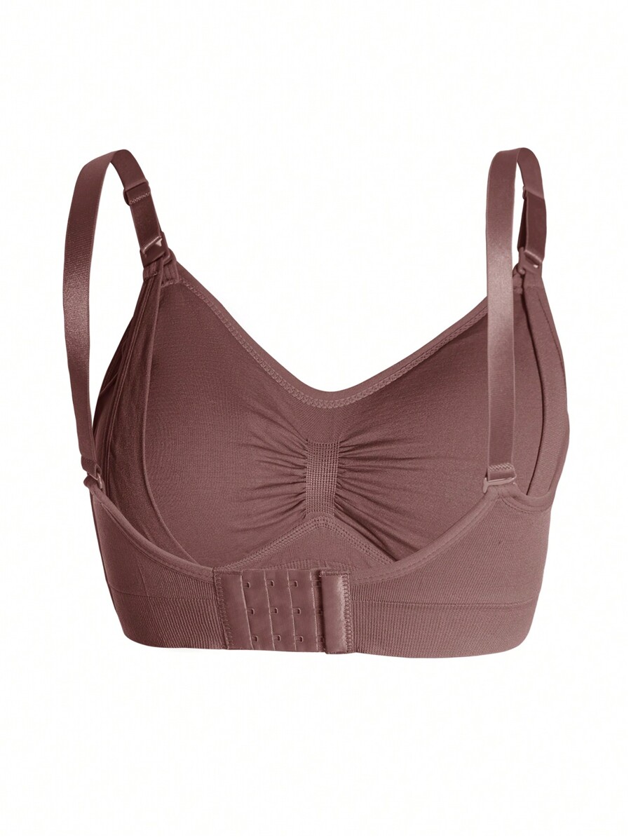 3-Pack Nylon Maternity Underwear Nursing Bra Wireless Front Open Buckle ...