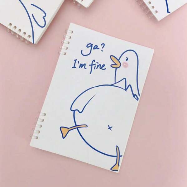 Cartoon Cute Duck Themed Spiral Notebook | SHEIN USA