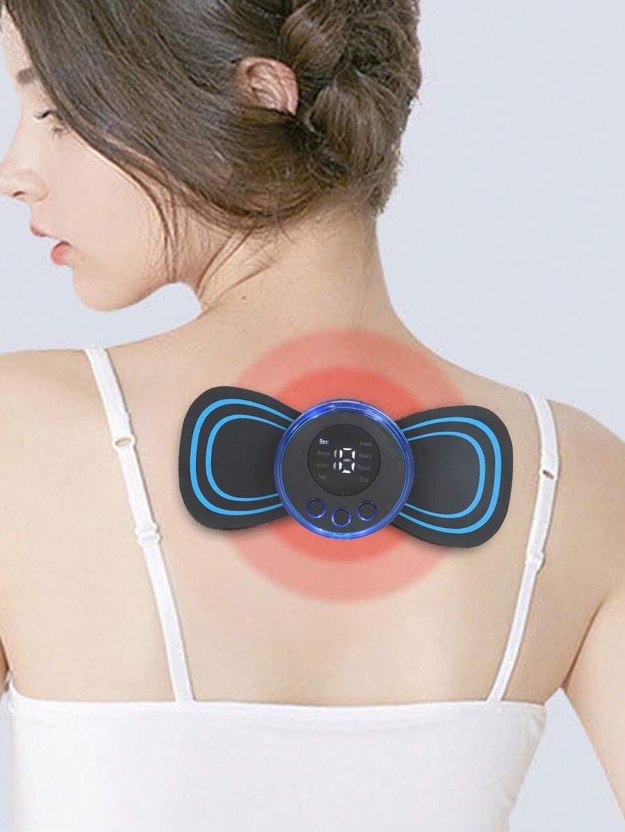 Autocollant de massage intelligent pour les épaules et le cou, appareil de massage électrique ...