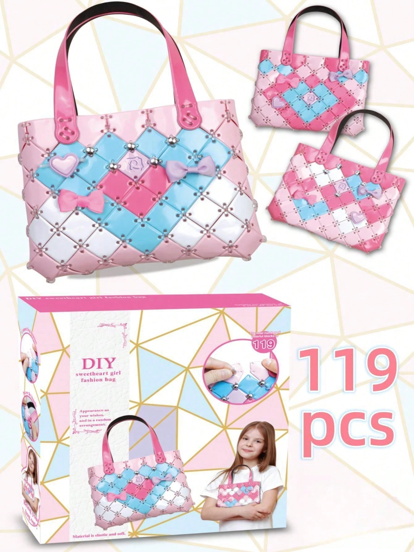 DIY Children's Fashion Craft Kit, Multiple Accessories To Create ...