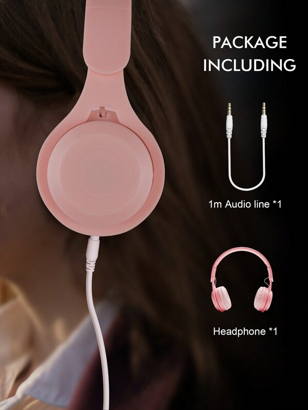 Plain Foldable Wired Headset | SHEIN EUR