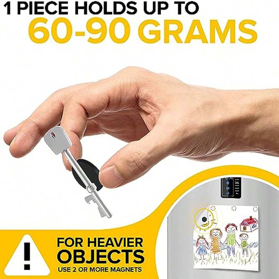 0.8x 0.8in Flexible Magnetic Dots With Self-Adhesive Backing, Small ...