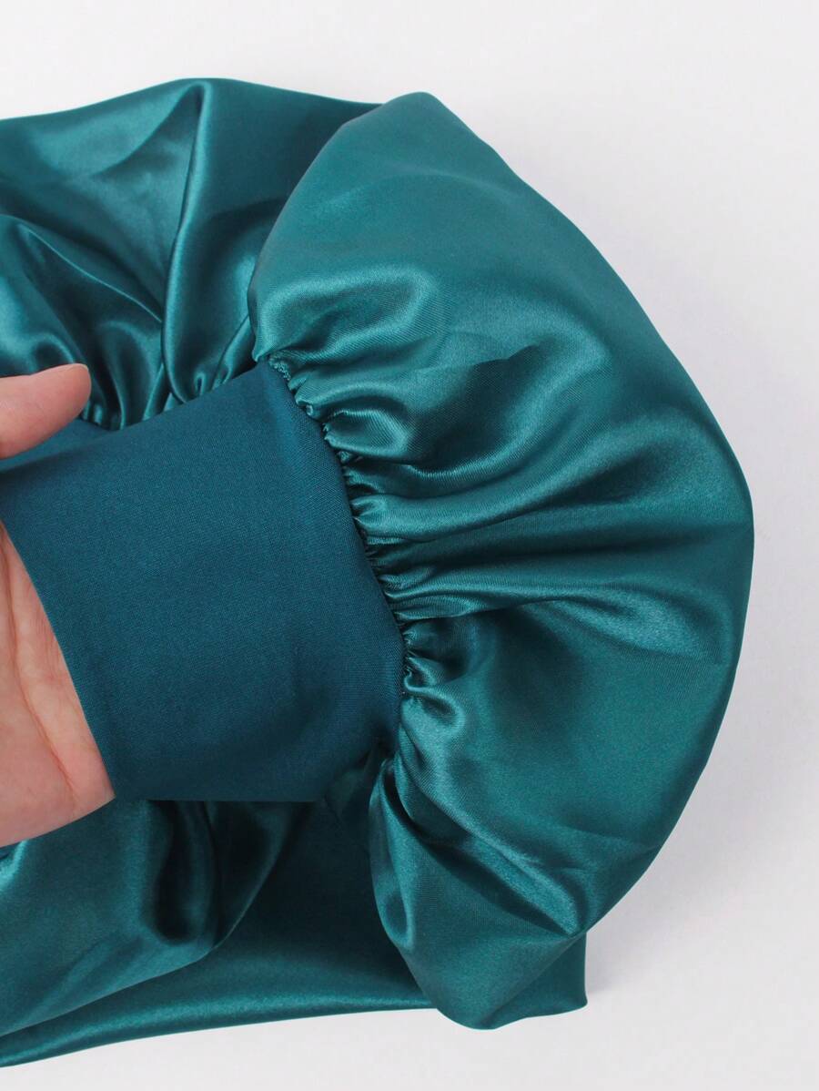 1pc Satin Bonnet For Sleeping Hair Wrap Head Cover Scarf Protect Braids ...