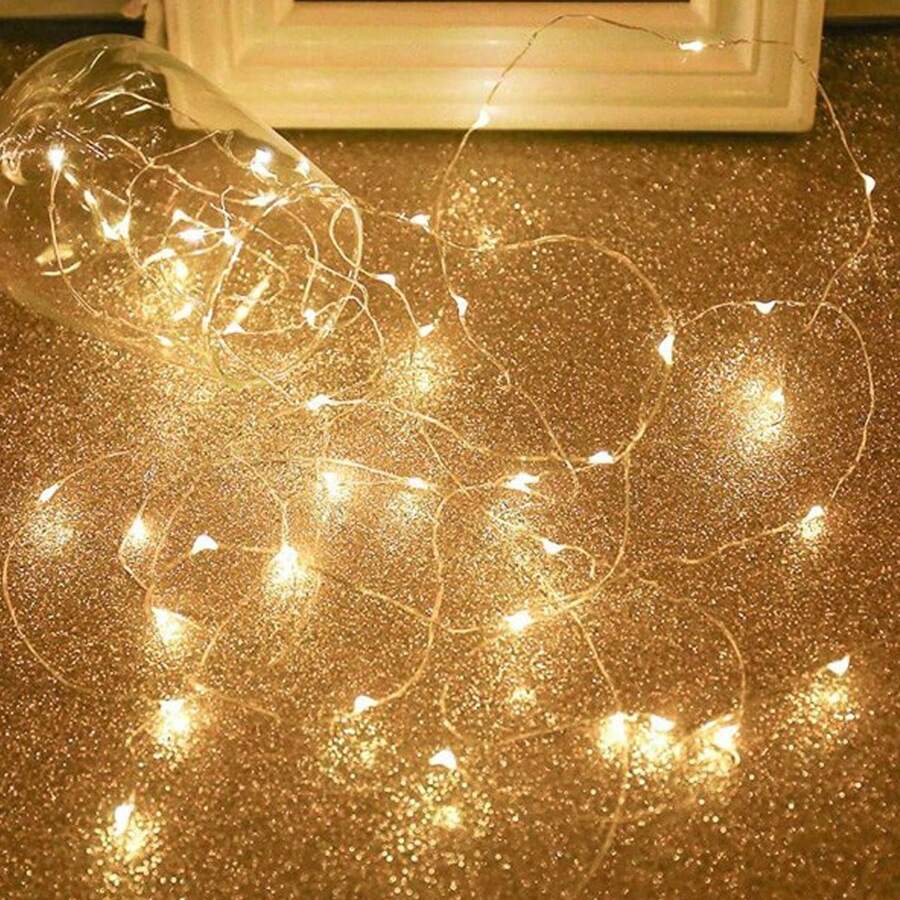 Fio De Fada 2M Com Luzes Led Fada Para Decoração De Casa e Natal Festa ...