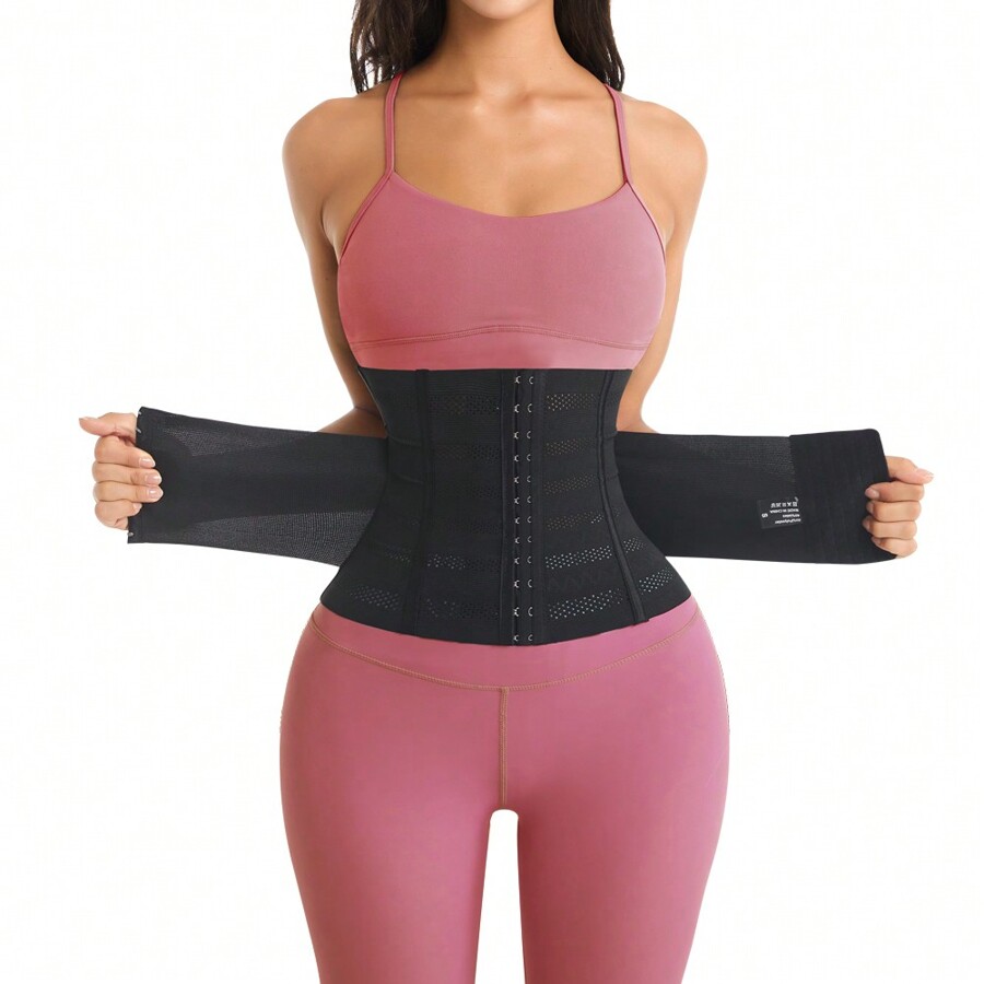 Double Belt Waist Cincher Trainer Slimming Body Shaper Corset ...